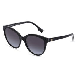 Burberry BE4365 BETTY | Damen-Sonnenbrille | Fassung: Vollrand, Butterfly, Acetat, Schwarz | Glasfarbe: Grau