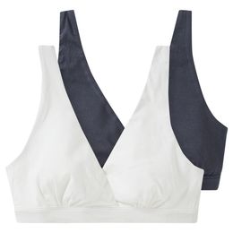 Yigga 2 M&auml;dchen Bustiers mit Bio-Baumwolle