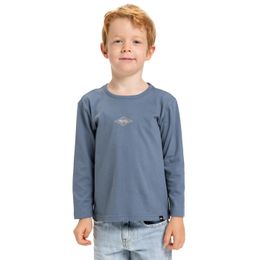 Langarmshirt Quiksilver "Ev Swell Ovation", Jungen, Gr. 3(91-100cm), china blau, Obermaterial: 100% Walkfrottier;, Shirts Langarmshirt