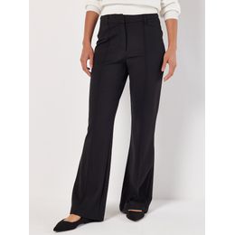 Palazzohose Apricot "Hose", Damen, Gr. XS (34), N-Gr, schwarz, Obermaterial: 87% Polyester PES. 11% Baumwolle CO. 2% Viskose CV., Hosen Palazzohose, in Unifarben