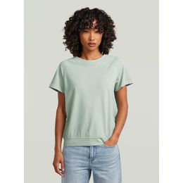 G-Star Raw G-STAR Damen T-Shirt "Raglan T-Shirt"pale gr&uuml;n gd, Gr. S, Obermaterial: 95% Baumwolle, 5% Elasthan, Shirts