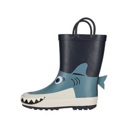 Gummistiefel ZIGZAG "Rook", M&auml;dchen, Gr. 28, dunkelblau, Gummi, Schuhe Gummistiefel, im einzigartigen Design mit Anziehhilfen