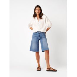 Jeansbermudas Toni, Damen, Gr. 38, N-Gr, summer bleached authentic, Denim/Jeans, Obermaterial: 66% Baumwolle, 20% Polyester, 12% Lyocell, 2% Elasthan, regular fit knieumspielend, Jeans, aus softem Sommer-Denim