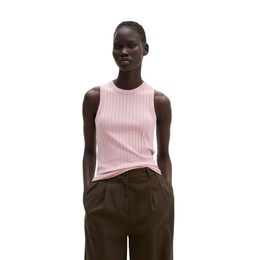 Marc O'Polo T-Shirt MARC O'POLO "mit TENCEL&trade; Modal", Damen, Gr. L, mild rose, Obermaterial: 50% Modal, 50% Baumwolle, unifarben, regular fit, Rundhals, paspeliert, Shirts T-Shirt