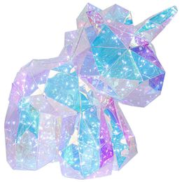Novel Tischleuchte, Wei&szlig;, Transparent, Perlmutt, Kunststoff, 38x36x23 cm, Schnurschalter, Lampen & Leuchten, Innenbeleuchtung, Tischlampen, Tischlampen