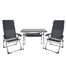 Crespo Stuhlset AL/213-CT-40 2 x Klappstuhl + Tisch + Netz