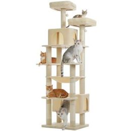 Pawz Road XXL Kratzbaum stabil 205 cm Beige