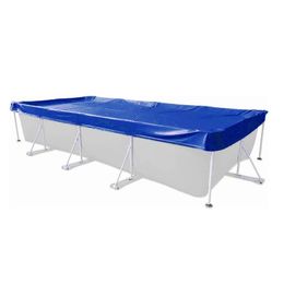 Abdeckplanen f&uuml;r Rechteckbecken in Blau 600 x 300 cm