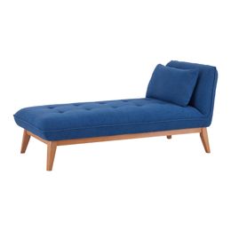 Relaxliege Liza Blau Webstoff