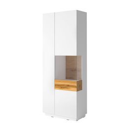 VITRINE Andrea Wei&szlig; und Holz