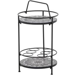 siena GARDEN Beistelltisch &raquo;Como&laquo; grau B/H/T: 74cm x 74cm x 41cm