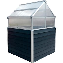 WESTMANN Hochbeet &raquo;Store & Grow&laquo; BxTxH: 120x120x169 cm grau Aluminium, Stahl B/H/T: 120cm x 169cm x 120cm
