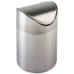 Wenko Kosmetikeimer &raquo;Otranto&laquo; silber Edelstahl B/H/T: 16cm x 23,5cm x 16cm, 3 l