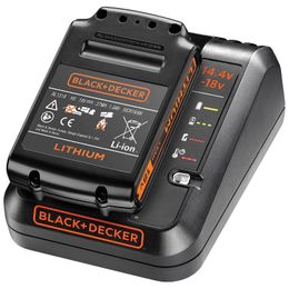 Black & Decker Akku-Ladestation inkl. 1 Akku schwarz