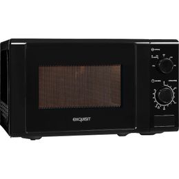 Exquisit Mikrowelle &raquo;MW 900-030 schwarz&laquo; Mikrowelle 700 W schwarz Einheitsgr&ouml;&szlig;e Mikrowelle