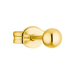 Amor Damen Single-Ohrstecker &raquo;2021580&laquo; Made in Germany gold 3mm, Gelbgold 375