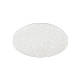 Briloner LED-Badleuchte 'Sternenhimmel' wei&szlig; 18 W &Oslash; 38,5 cm