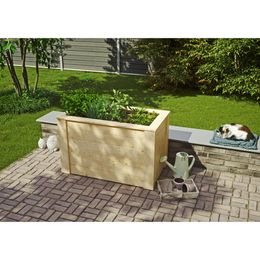 Kiehn-Holz Hochbeet Fichtenholz naturfarben 115 x 70 x 65 cm