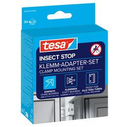 Tesa Adapterset f&uuml;r T&uuml;rfliegengitter 'Falt' wei&szlig;, 3 St&uuml;ck