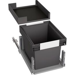 Blanco M&uuml;lltrennsystem &raquo;Select II SODA&laquo; 1 Beh&auml;lter Kunststoff, Stahlblech, 600 mm Untermass schwarz Kunststoff B/H/T: 35cm x 44cm x 45cm, 30 l