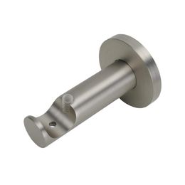 Liedeco Tr&auml;ger 7,1 cm offen f&uuml;r &Oslash; 20mm grau L: 7,1cm