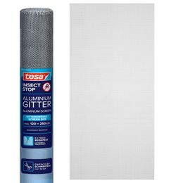 Tesa Ersatzrolle f&uuml;r Fliegengitter 'Alu Comfort' grau 120 x 250 cm
