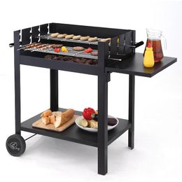 Tepro Holzkohlegrill &raquo;Grillwagen Lambada&laquo; BxTxH: 109x59x90 cm schwarz B/H/T: 109cm x 59cm