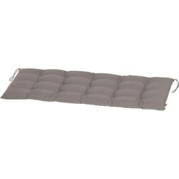 siena GARDEN Bankauflage &raquo;ATRIA, 140 cm&laquo; Dessin Uni, aus 100% recyceltem Polyester, in verschiedenen Farben grau Polyester B/H/T: 48cm x 6cm x 120cm