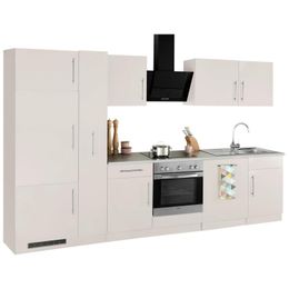 Wiho-K&uuml;chen wiho K&uuml;chen K&uuml;chenzeile &raquo;Cali&laquo; mit E-Ger&auml;ten, Breite 310 cm beige B/H/T: 310cm x 60cm