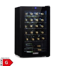 Klarstein Shiraz 24 Uno Weink&uuml;hlschrank 63l 24Fl Touch-Bedienfeld 5-18&deg;C Schwarz 24 Flaschen 1 K&uuml;hlzone