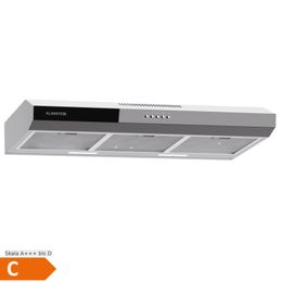 Klarstein Contempo 90 Unterbau-Dunstabzugshaube 90cm 200m&sup3;/h LED Edelstahl Acryl Silber