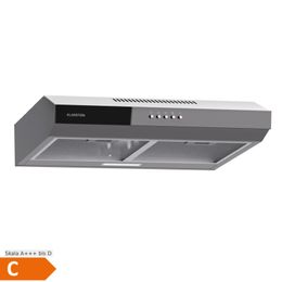 Klarstein Contempo 60 Unterbau-Dunstabzugshaube 60cm 200m&sup3;/h LED Edelstahl Acryl Silber