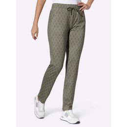 Heine Damen Schlupfhose, Gr&uuml;n, Gr. 36, R&ouml;hrenhosen, Material: Viskose