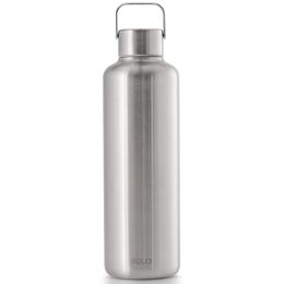 Equa Trinkflasche &raquo;Timeless Off Steel&laquo; Trinkflaschen-Leichtgewicht aus Edelstahl, mit Tragegriff silber Edelstahl 1.000ml