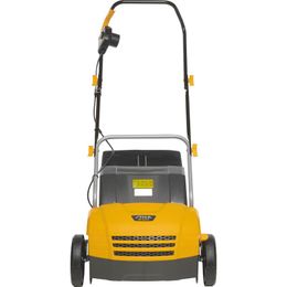 STIGA GARDEN Elektro-Vertikutierer &raquo;SV 213 E&laquo; 2-in-1: Vertikutierer und Rasenl&uuml;fter gelb Gro&szlig;er 40 Liter Fangkorb f&uuml;r Moos, Rasenfilz und Unkraut