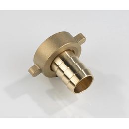 Schlauchverschraubung aus Messing, 1/2" T&uuml;lle mit 1/2" Innengewinde