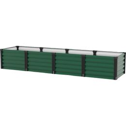 Vitavia Hochbeet &raquo;Meta In&Out 401 L&laquo; BxTxH: 65x245x40 cm, seegras/schwarz gr&uuml;n B/H/T: 65cm x 40,3cm x 245cm