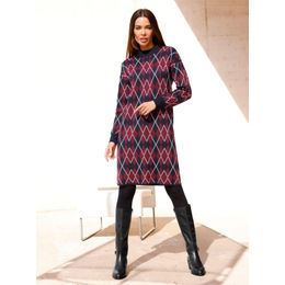 Heine Damen Strickkleid, Blau, Gr. 44, Strickkleider, Material: Baumwolle