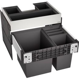Blanco M&uuml;lltrennsystem &raquo;Select II XL 60/3&laquo; 3 Beh&auml;lter Orga, Kunststoff, Stahlblech, 600 mm Untermass Kunststoff B/H/T: 40cm x 47cm x 57cm, 46 l