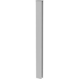 BioHort Abschlussprofil f&uuml;r Hochbeet-Rankgitter grau Aluminium H/L: 91cm x 7,2cm
