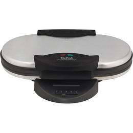 Tefal Waffeleisen &raquo;WM311D&laquo; 1200 W 2 Herzwaffeln gleichzeitig, stufenloser Temperatur f&uuml;r Wunsch-Br&auml;unung schwarz Einheitsgr&ouml;&szlig;e