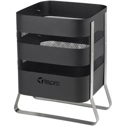 Tepro Feuerkorb &raquo;Design Feuerkorb Milburn&laquo; BxLxH: 43x36x50 cm grau Edelstahl, Stahl Einheitsgr&ouml;&szlig;e