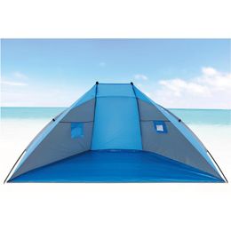 EXPLORER Strandmuschel &raquo;Strandmuschel&laquo; blau B/H/L: 120cm x 120cm x 270cm Strandmuschel