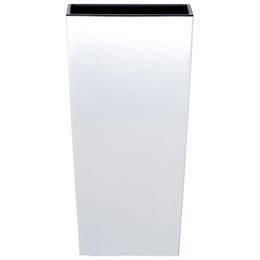 Prosperplast Blumentopf &raquo;Urbi Square 325&laquo; BxTxH: 33x33x61 cm wei&szlig; Kunststoff B/H/T: 33cm x 61cm x 33cm
