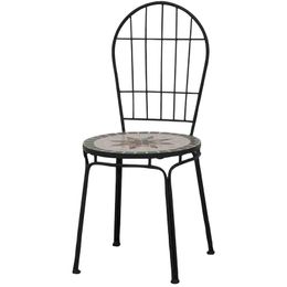 siena GARDEN Stapelstuhl () schwarz Keramik B/H/T: 42cm x 95cm x 40,5cm