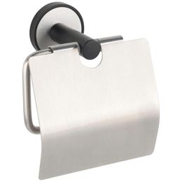 Wenko Toilettenpapierhalter &raquo;UV-Loc Udine&laquo; Befestigen ohne Bohren silber Edelstahl matt