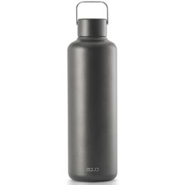 Equa Trinkflasche &raquo;Timeless Off Dark&laquo; aus Edelstahl, mit Tragegriff schwarz Edelstahl 1.000ml