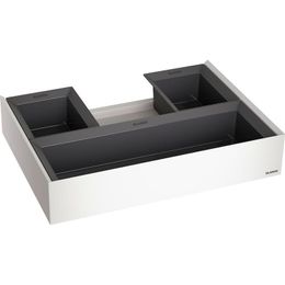 Blanco M&uuml;lltrennsystem &raquo;Select II ORGA&laquo; schwarz-wei&szlig; Kunststoff B/H/T: 40cm x 11cm x 55cm