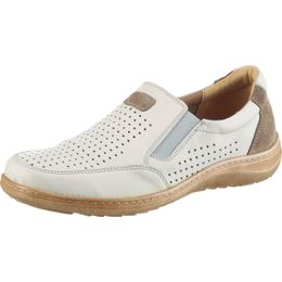 Herren Slipper mit Perforation wei&szlig; Gr&ouml;&szlig;e 41