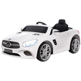 Jamara Elektro-Kinderauto &raquo;Ride-on Mercedes-Benz SL 400&laquo; ab 3 Jahren bis 25 kg wei&szlig; Einheitsgr&ouml;&szlig;e Elektro-Kinderauto